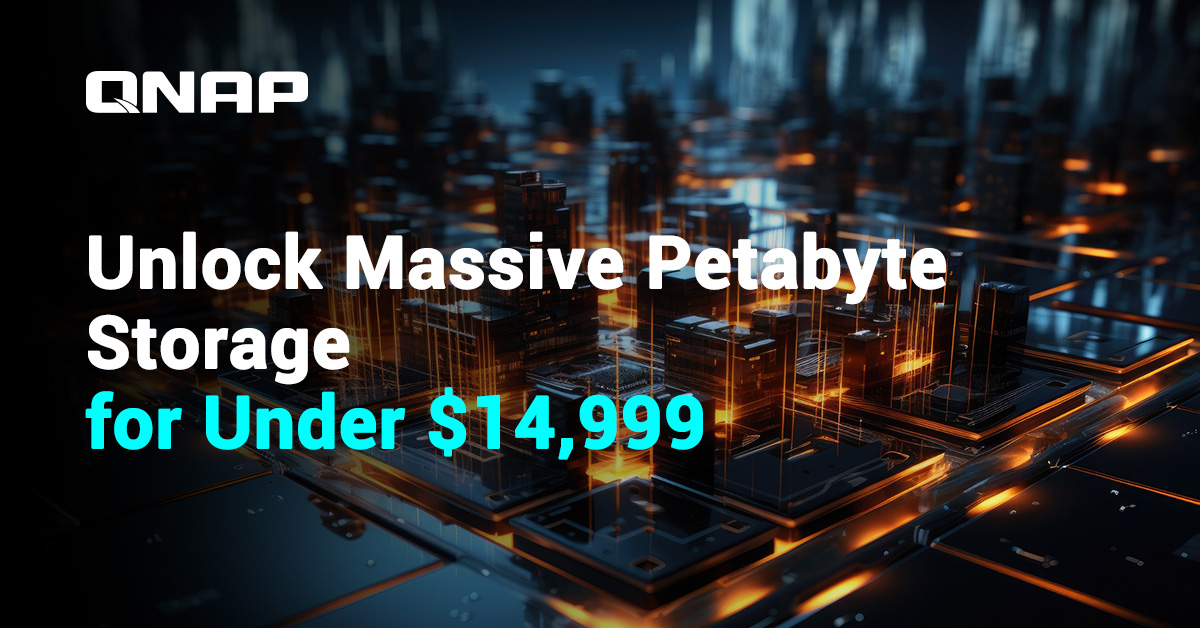 Unlock Massive Storage: Petabyte Storage for Under &14,999 | QNAP (US)
