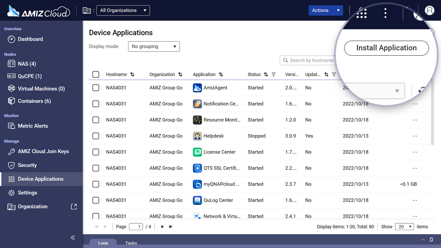 AMIZcloud | QNAP Cloud Management Platform for Multiple NAS & Devices ...