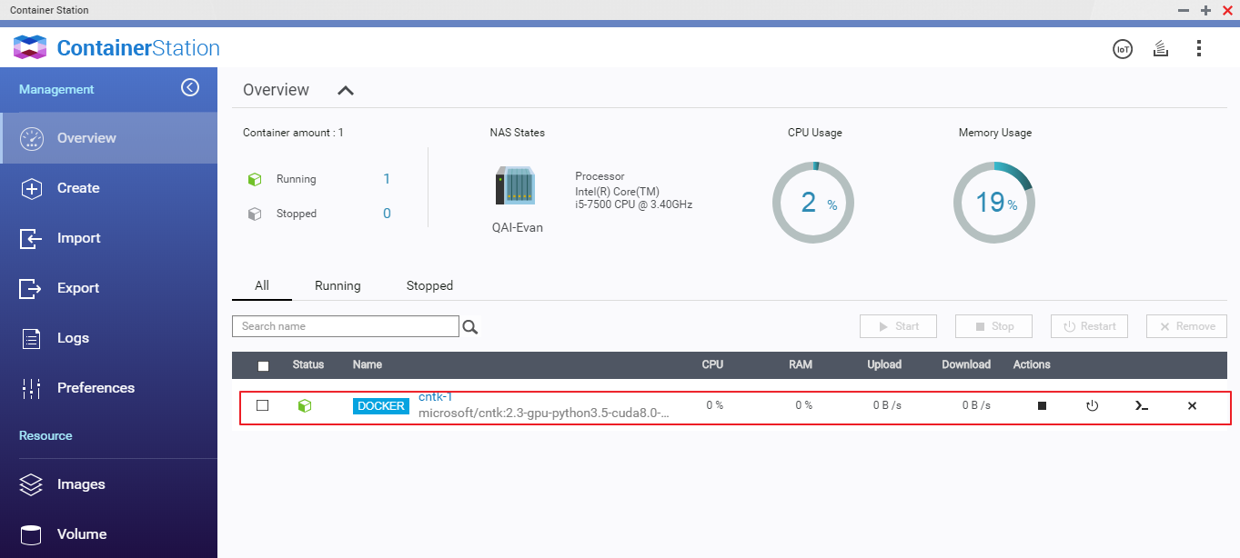 How To Use The Microsoft Cognitive Toolkit With Container Station Qnap