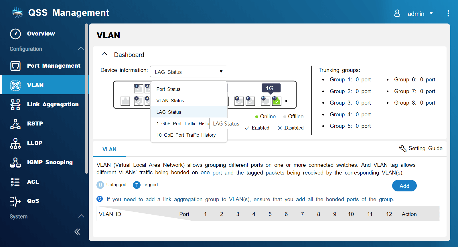 QNAP Switch System | User-Friendly Web GUI Switch Management System | QNAP