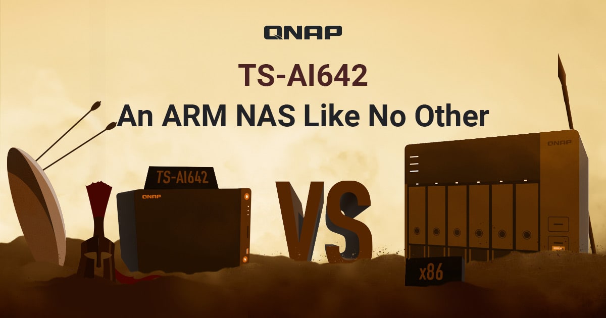QNAP TS-AI642: ARM NASを再定義する新しい AI パワーハウス