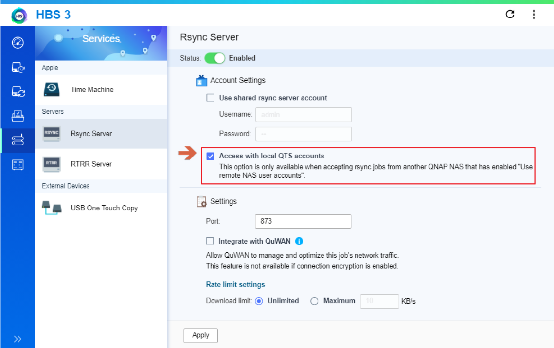 How to perform the file sync from QES to QTS? | QNAP