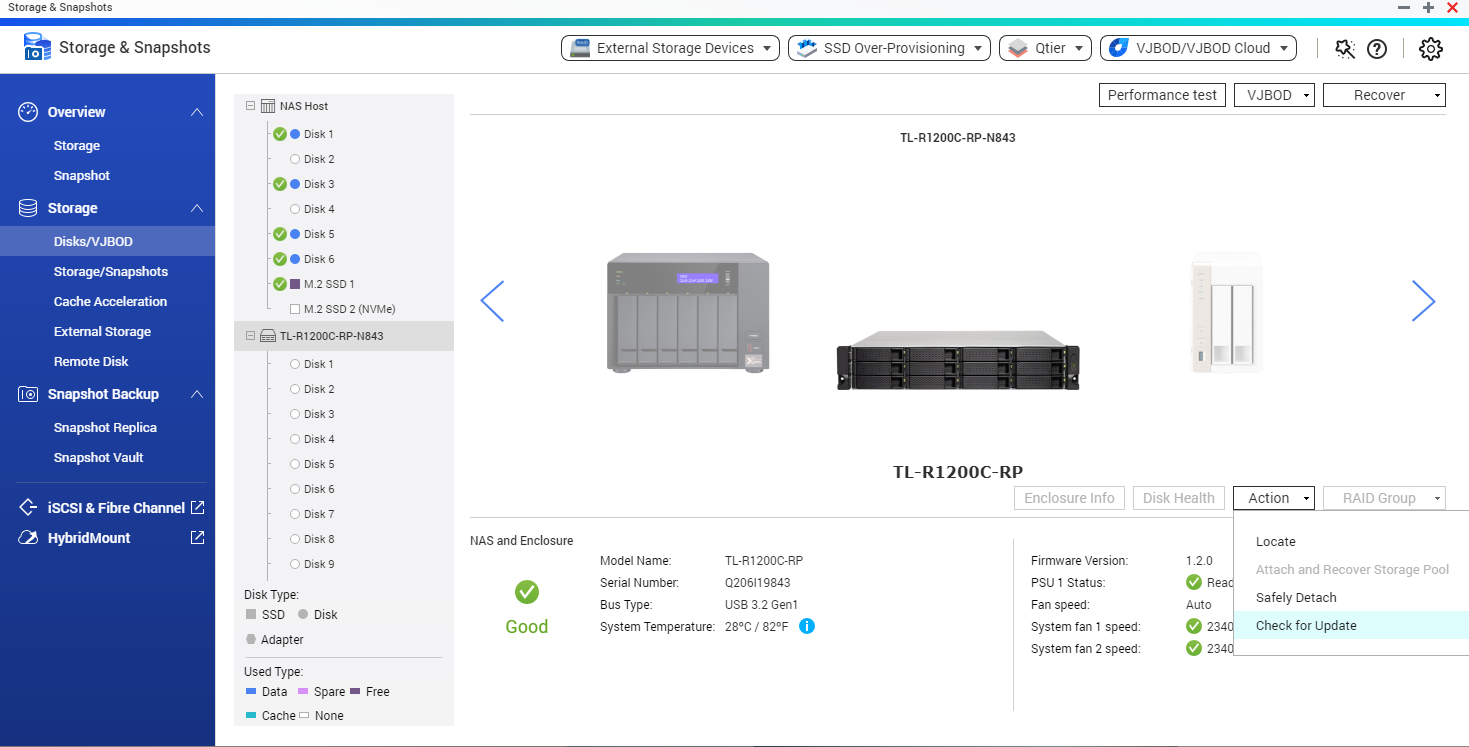 How to Update Firmware of TL-R series JBOD Expansion | QNAP (IN)
