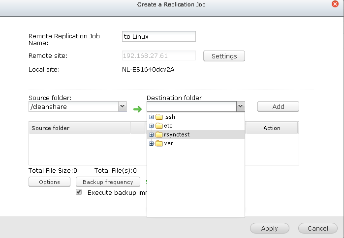 How to perform the file sync between QES and Linux | QNAP