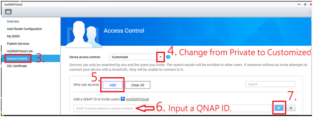 Why do I get the error message “This NAS is not on the QNAP ID list ...