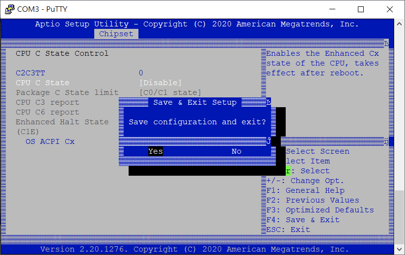 Disable P & C state on TS-h866 | QNAP (UK)