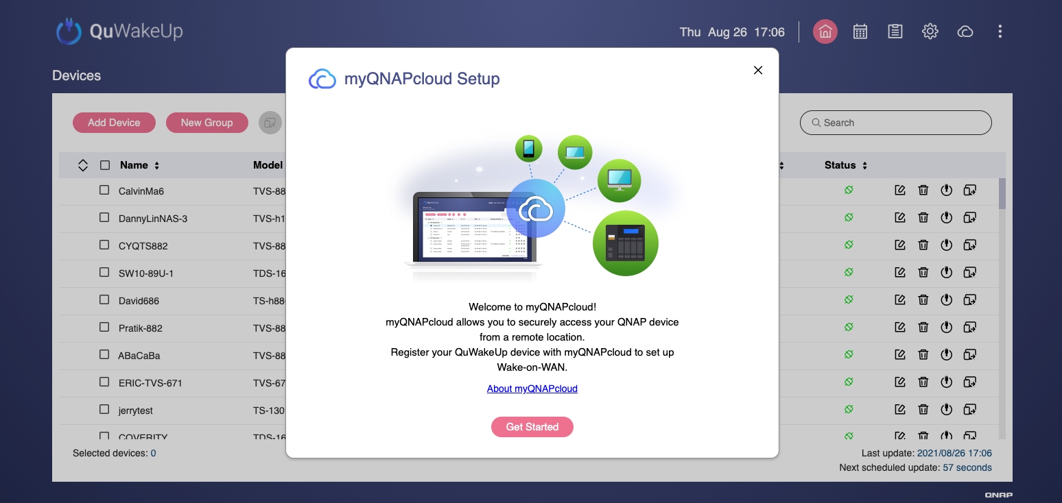 How can I remotely monitor my QuWakeUp devices? | QNAP (Middle East)