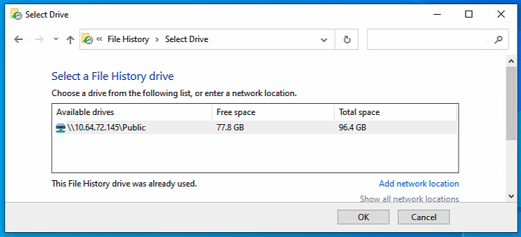 How do I back up files to QNAP NAS using File History in Windows ...