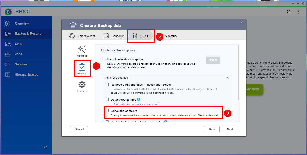 Why does Hybrid Backup Sync 3 always perform Full Backup and not ...
