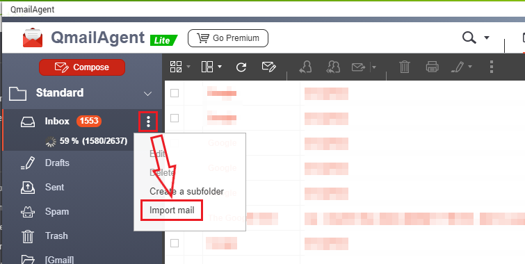 How to import the QmailAgent backup mails in batch? | QNAP
