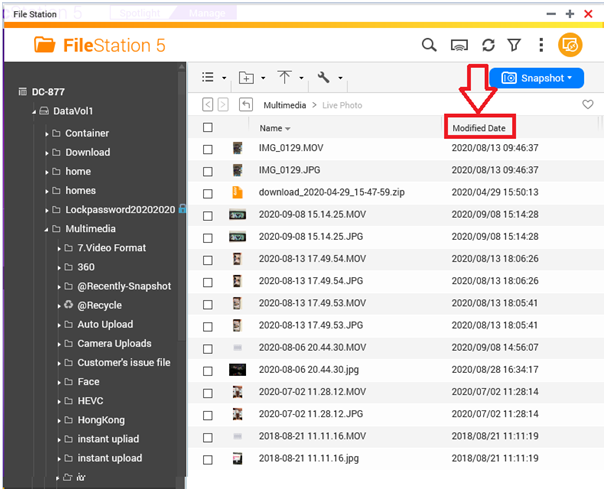 [iOS/Android Qfile] Why date information of a photo is shown as date ...