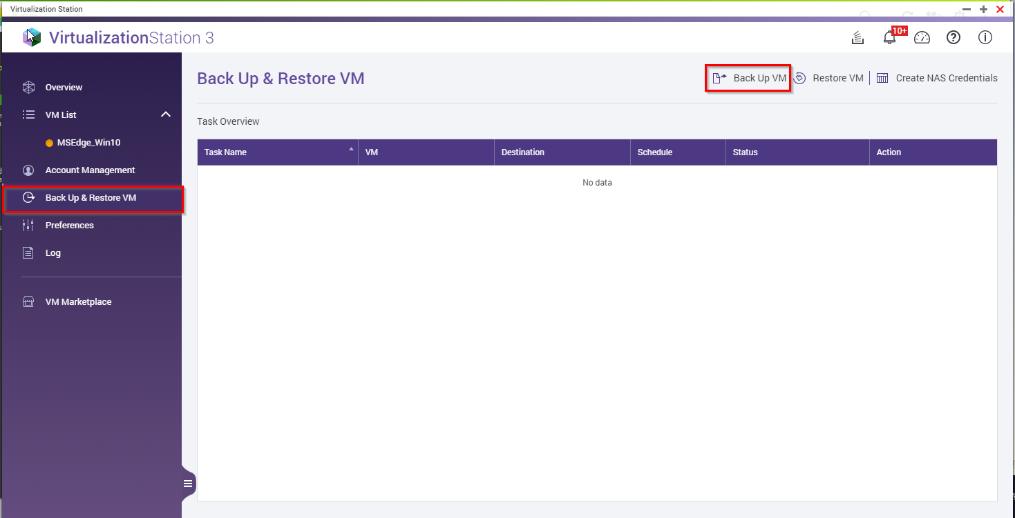 I need to move Virtualization Station to a new volume keeping the VM | QNAP