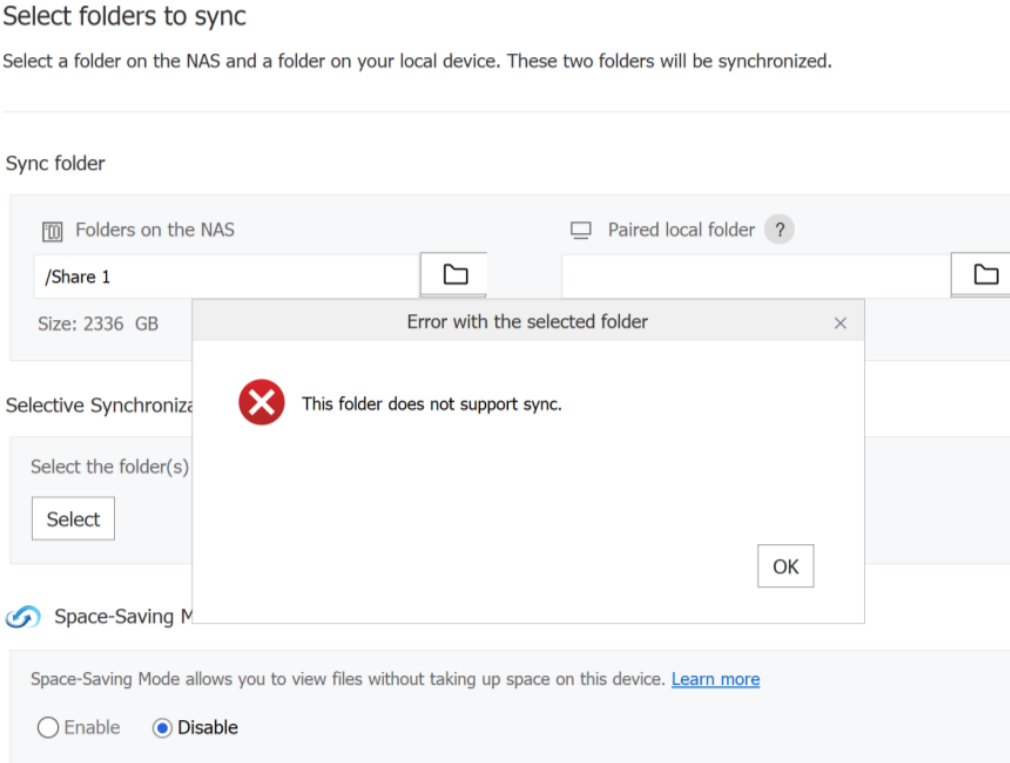 After a reset of Windows while keeping the data, why is Qsync not able ...