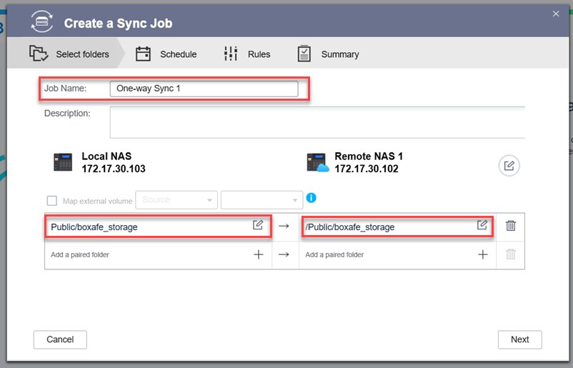 How do I sync Boxafe backup data to another NAS with Hybrid Backup Sync? | QNAP