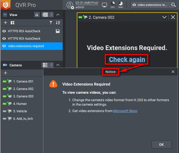 Why does it ask for HEVC Video Extension of Microsoft when using the ...