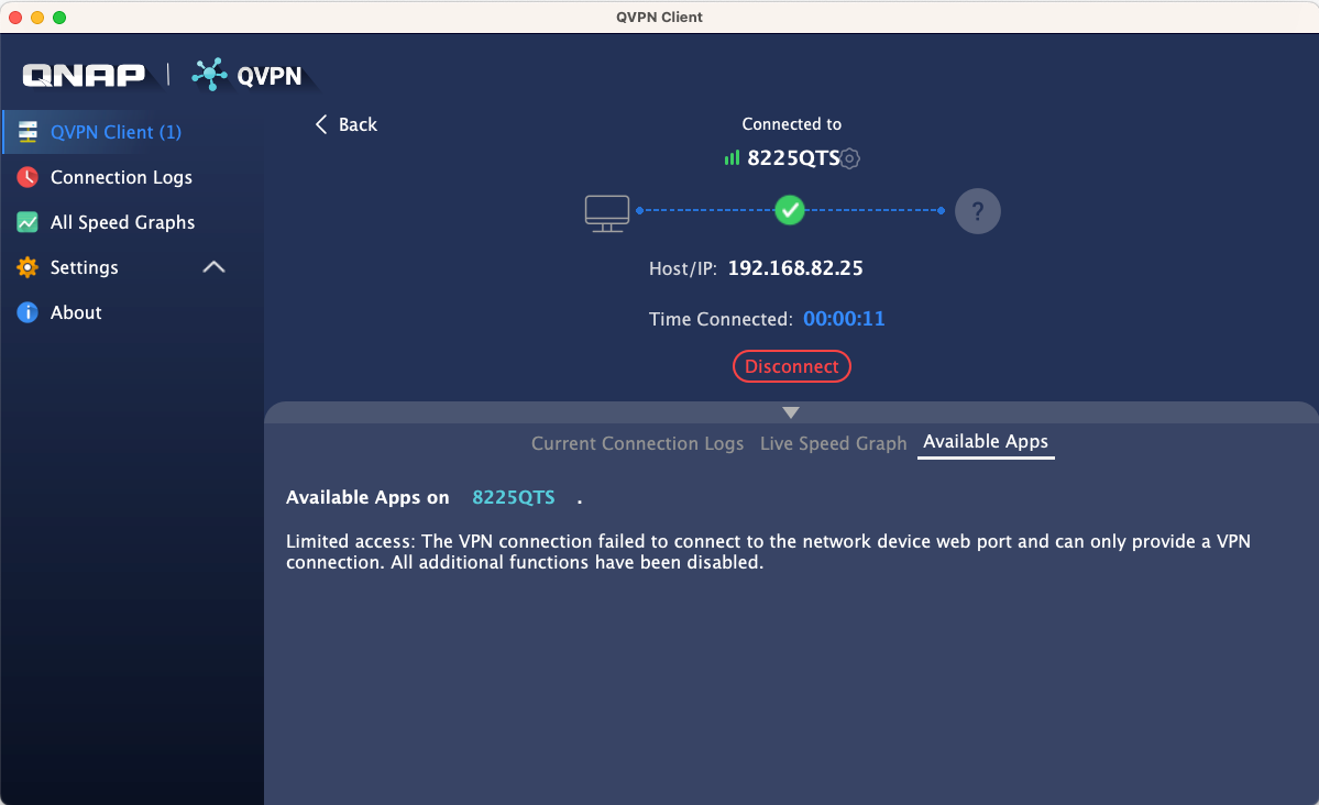 How can I access NAS applications and resolve the Limited Access error ...