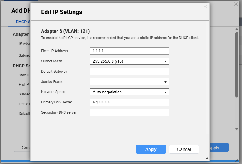 Configuration simplifiée et optimisée du serveur DHCP dans QTS 5.2.4, QuTS hero h5.2.4, et les ...