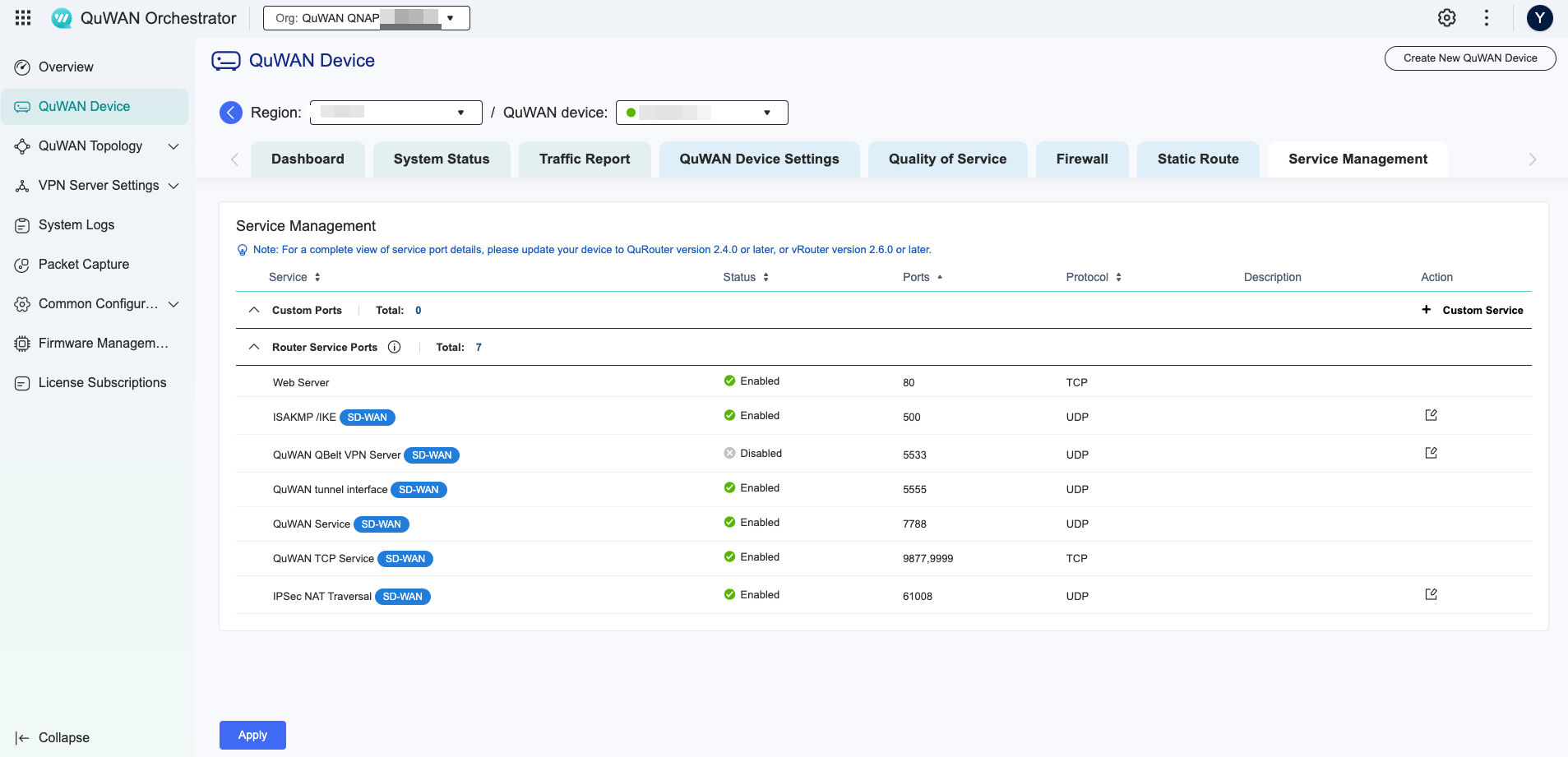 How to effectively connect a QuWAN device with third-party firewall ...