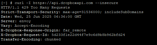 Why can't I mount the Dropbox cloud service in HBS 3 due to an authentication error? | QNAP