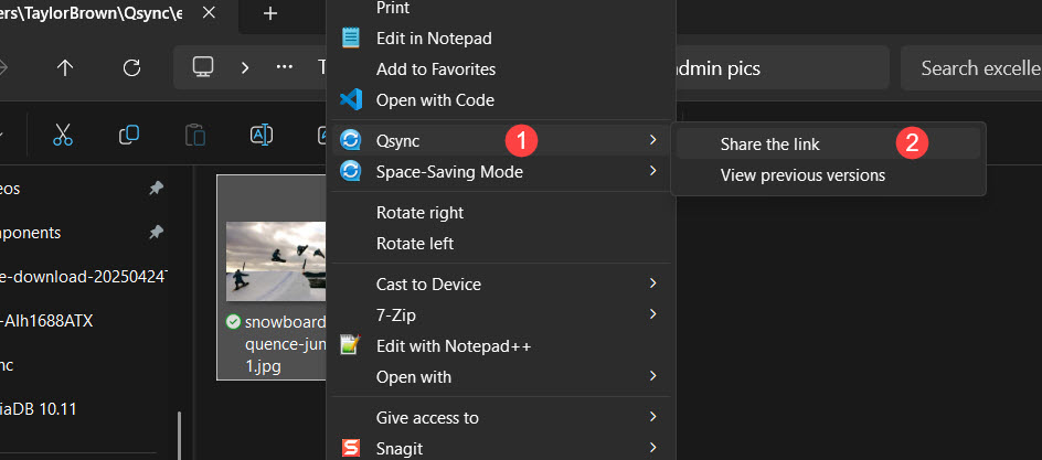 How can I share files with Qsync? | QNAP