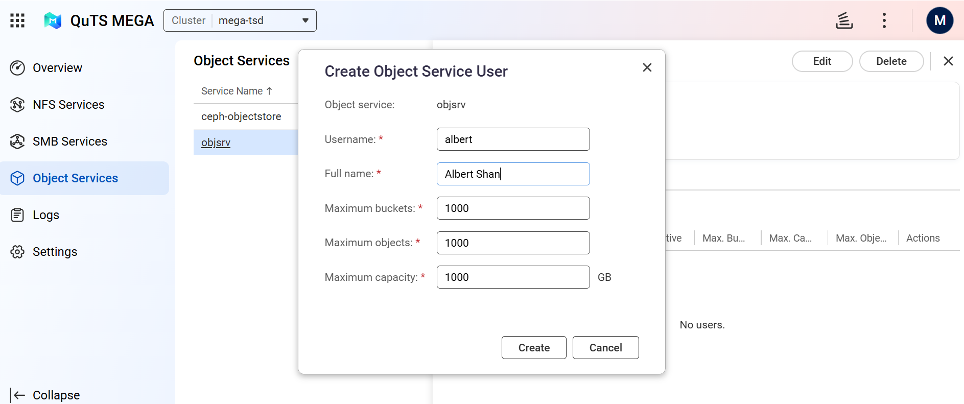 How do I set up and use Object Service on QuTS Mega? | QNAP (Greece)