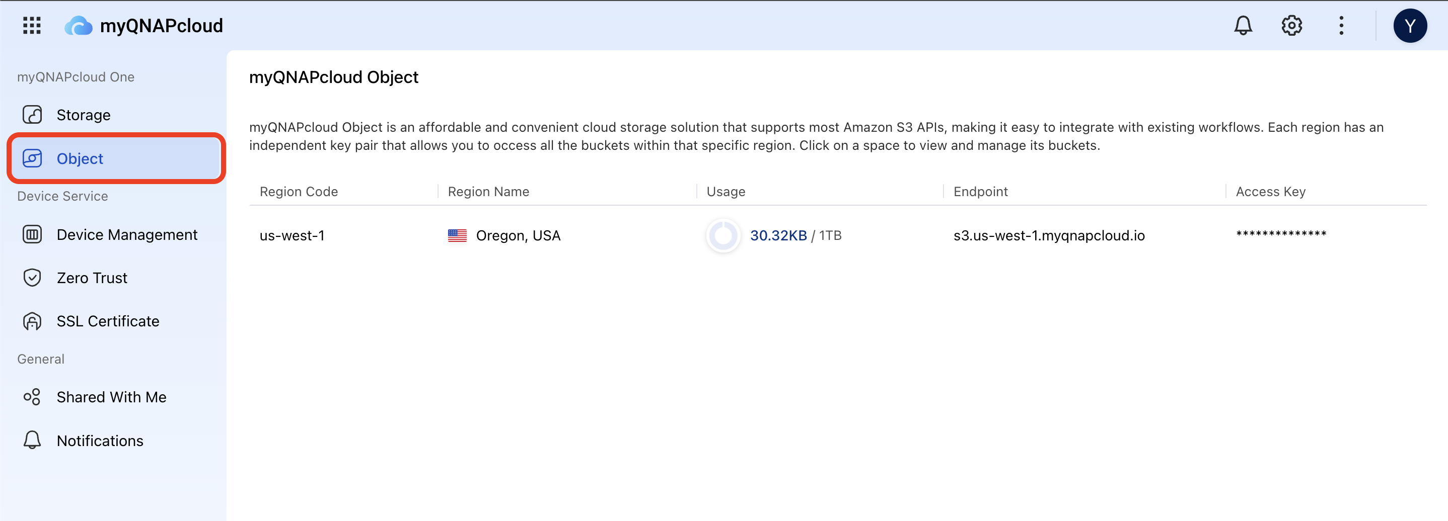 How to use access keys on myQNAPcloud Object | QNAP