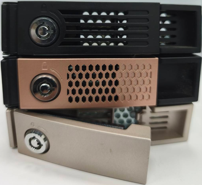 What are the two main types of lock mechanisms used in QNAP NAS drive ...