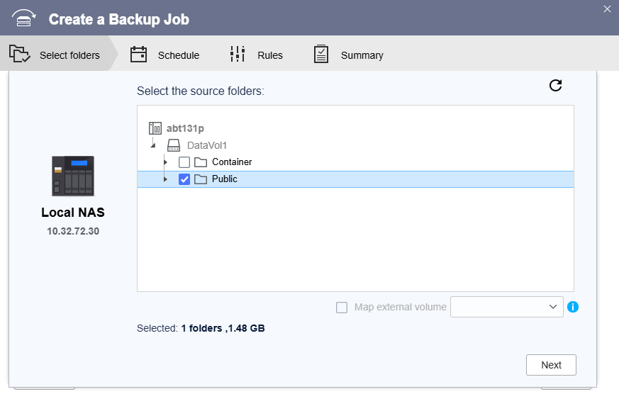 How do I back up and restore data to Google Drive using HBS3? | QNAP (ES)