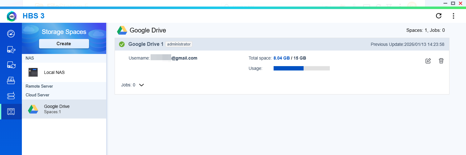 HBS Active Sync を使用して、Google Drive から NAS にファイルを同期する | QNAP