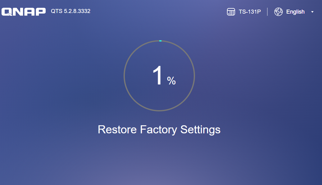 How can I reset NAS settings but keep data intact? | QNAP