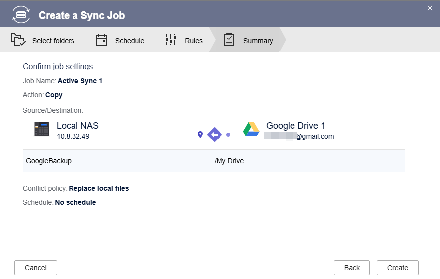 Use HBS Active Sync to Sync Files from Google Drive to Your NAS | QNAP