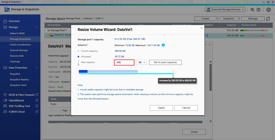 How to Resize a Data Volume When the Storage Pool Still Has Free Space ...