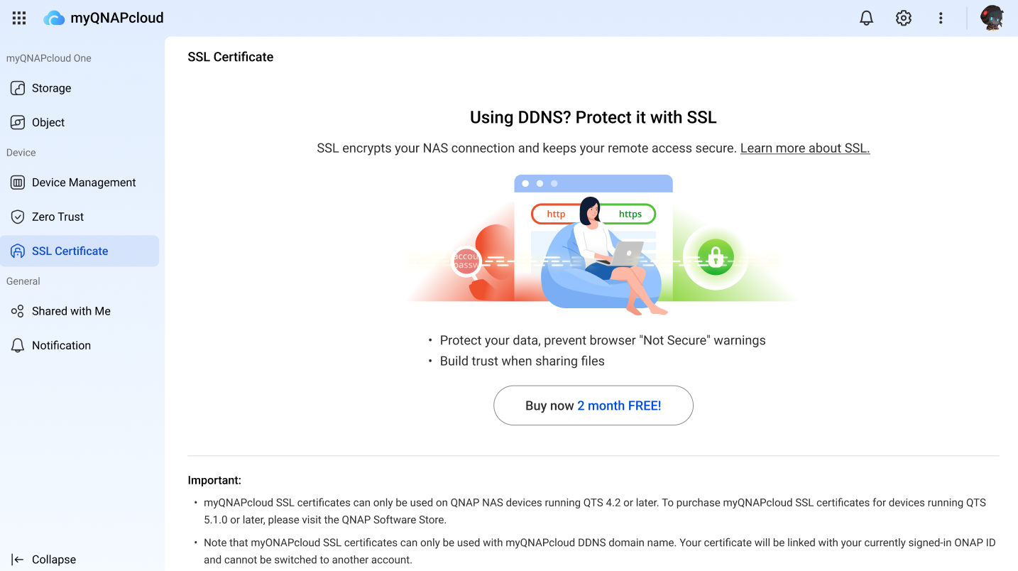 How to purchase and install a myQNAPcloud SSL certificate? | QNAP