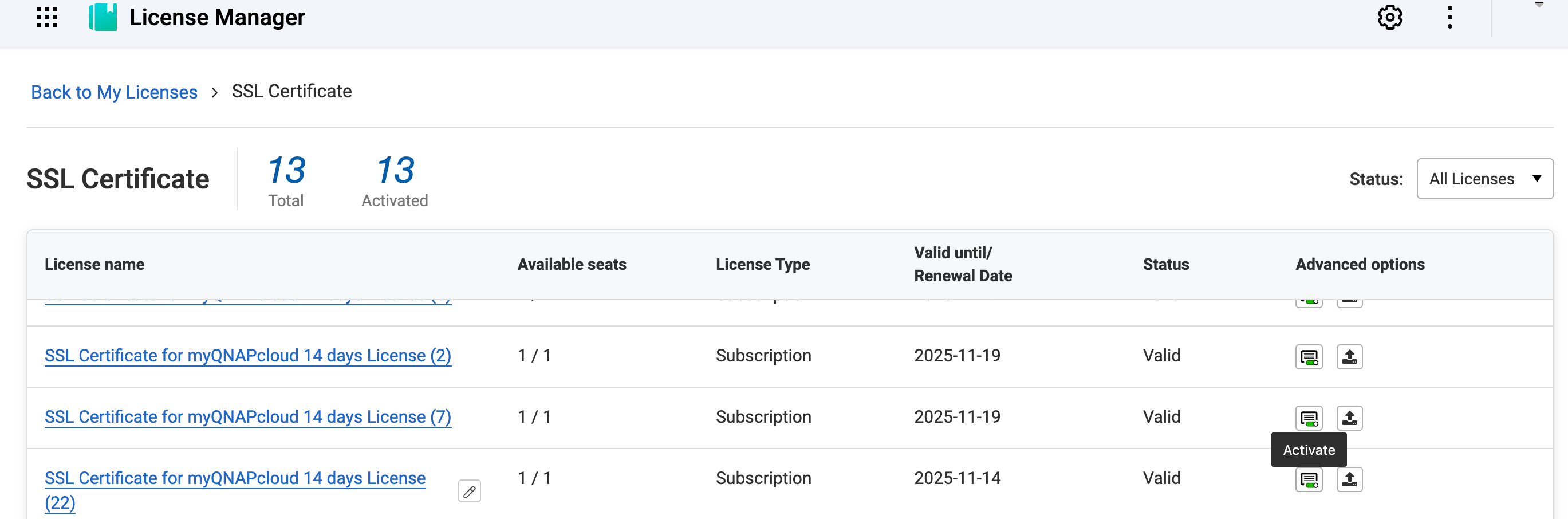 How to purchase and install a myQNAPcloud SSL certificate? | QNAP