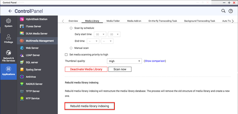 I renamed a media file in File Station but the name didn’t get updated ...