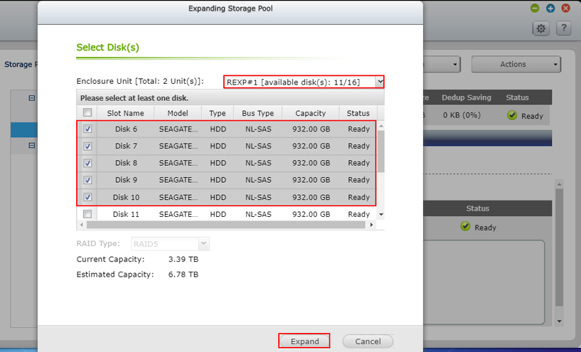 How to create a RAID50 / RAID60 storage pool in QES NAS? | QNAP